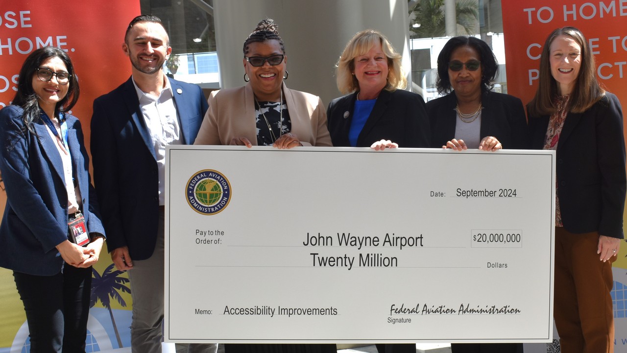 John Wayne Airport Receives $20 Million FAA Grant for Accessibility ...