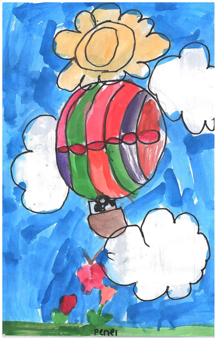 Student art by Penelope R. | John Wayne Airport, Orange County